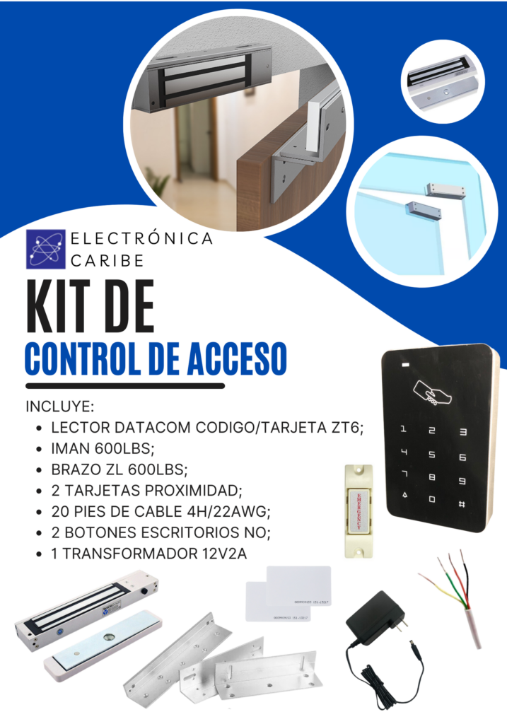 Kit de Control de Acceso para Puerta – Electronica Caribe